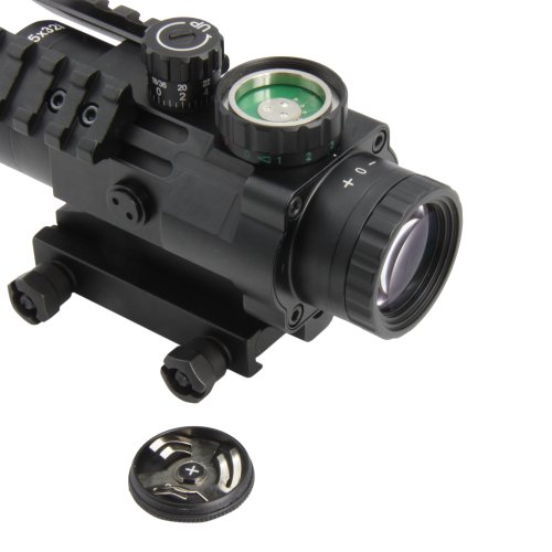 CCOP Outdoor Products Tactical Prism Scope, 2.5x32mm, Red/Green