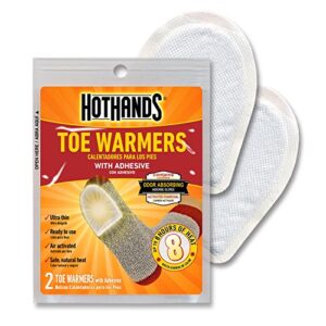 HotHands Toe Warmers - Long Lasting Safe Natural Odorless Air Activated Warmers - Up to 8 Hours of Heat - 6 Pair