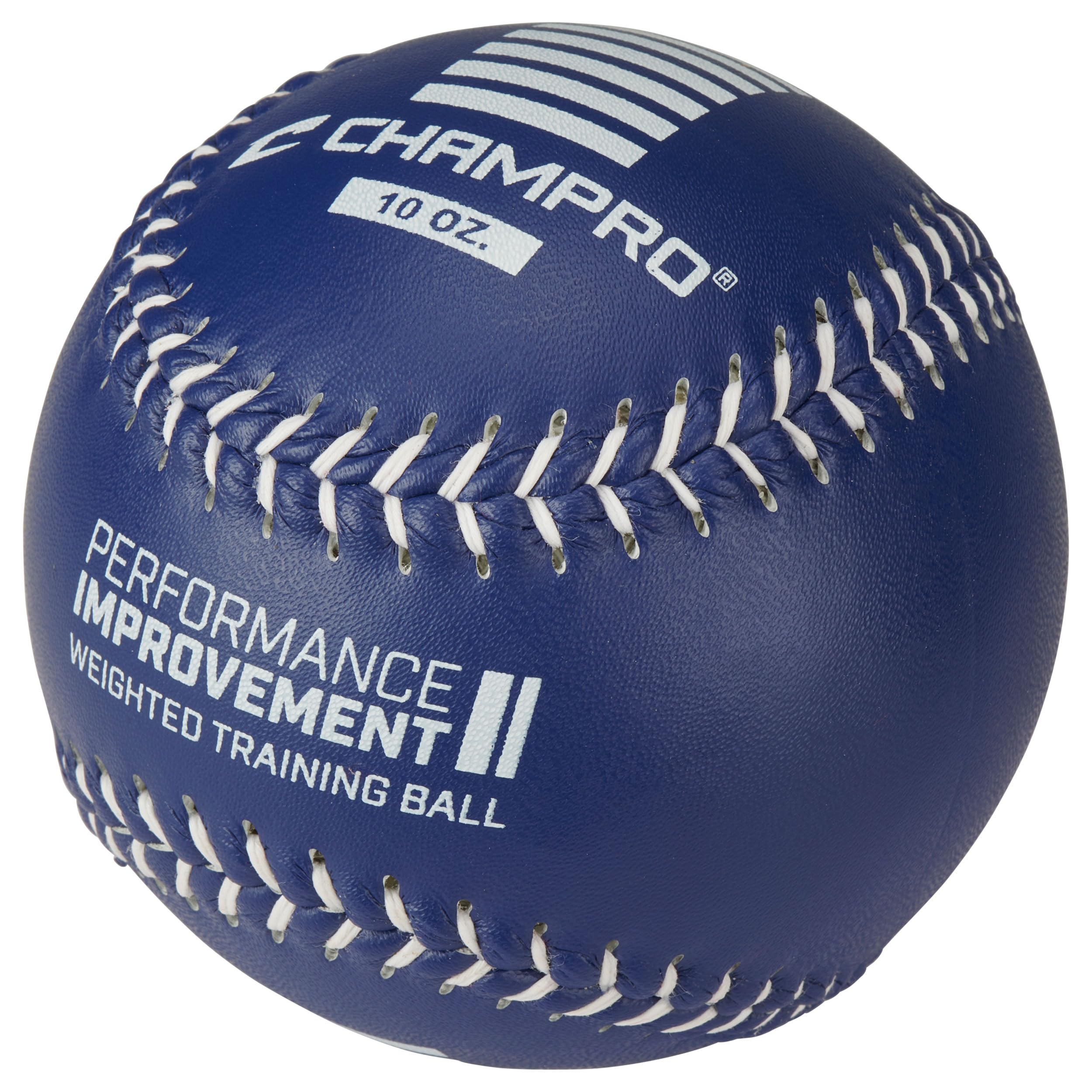 Champro Weighted Training Softballs - Leather Cover (10 oz.) (CSB7CS)