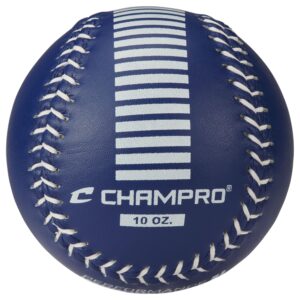 Champro Weighted Training Softballs - Leather Cover (10 oz.) (CSB7CS)