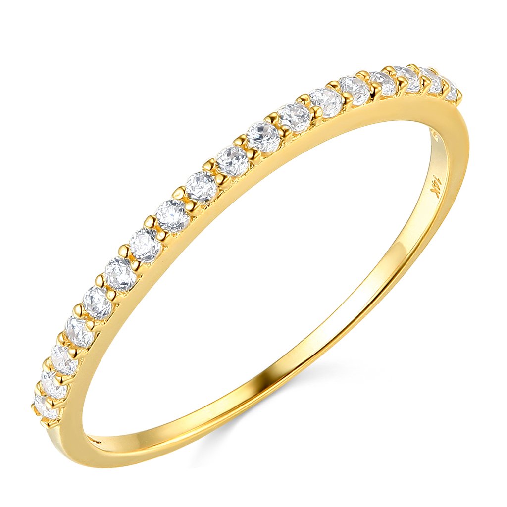 14k Yellow Gold Wedding Band - Size 7