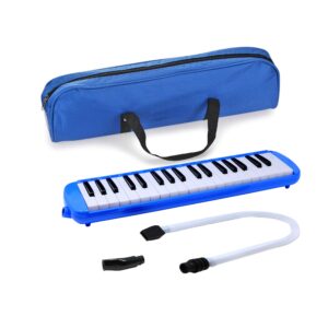 fever blue 37 key melodica with protective bag