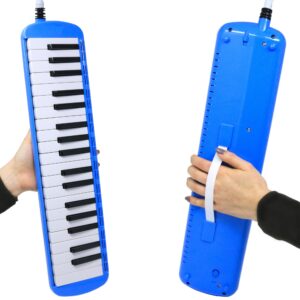 Fever Blue 37 Key Melodica with Protective Bag