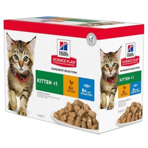 hills science plan kitten original multipack 12 pack 85g