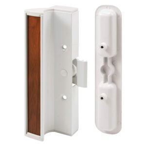 prime-line c 1202 sliding door handle, single pack, white