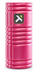 triggerpoint performance therapy grid foam roller for exercise, deep tissue massage and muscle recovery, original (13-inch), pink