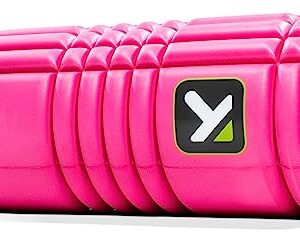 TRIGGERPOINT PERFORMANCE THERAPY GRID Foam Roller for Exercise, Deep Tissue Massage and Muscle Recovery, Original (13-Inch), Pink