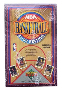 91-92 upper deck basketball factory sealed box inaugural edition