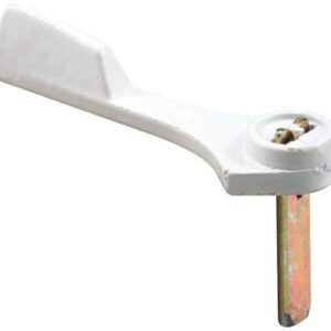 Prime-Line E 2162 3/4 In. Steel Zinc-Plated Tailpiece with White-Painted Diecast Latch (Single Pack)