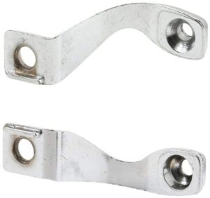 prime-line e 2102 diecast, chrome plated sliding door handle brackets (1 pair)