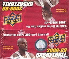 2008/09 upper deck basketball box (24 pk retail)