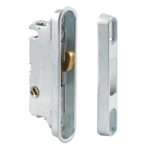 prime-line e 2487 3-9/16 in., steel, mortise lock and keeper (1 set)