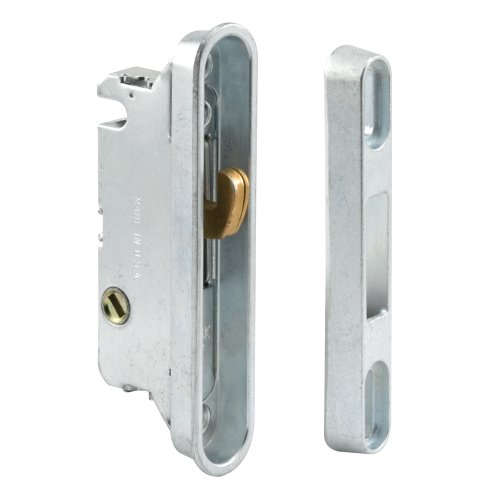 Prime-Line E 2487 3-9/16 In., Steel, Mortise Lock and Keeper (1 Set)