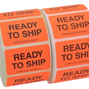 Uline Ready to Ship Labels, Roll of 1000 Labels