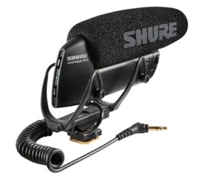 shure vp83 lenshopper camera-mounted condenser shotgun microphone for use with dslr cameras and hd camcorders - capture detailed, high definition audio with full low-end response