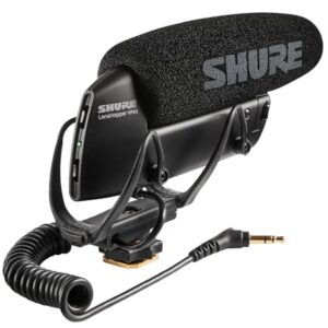 Shure VP83 LensHopper Camera-Mounted Condenser Shotgun Microphone for use with DSLR Cameras and HD Camcorders - Capture Detailed, High Definition Audio with Full Low-end Response