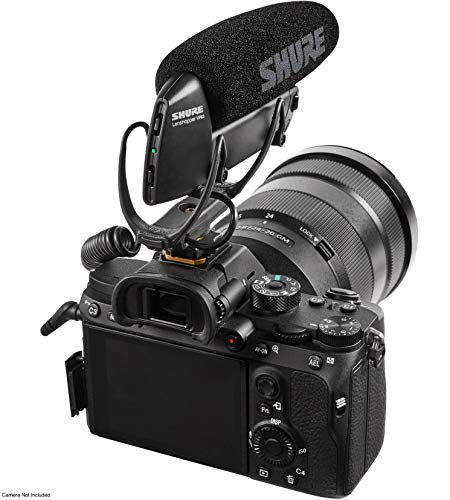 Shure VP83 LensHopper Camera-Mounted Condenser Shotgun Microphone for use with DSLR Cameras and HD Camcorders - Capture Detailed, High Definition Audio with Full Low-end Response