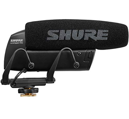 Shure VP83 LensHopper Camera-Mounted Condenser Shotgun Microphone for use with DSLR Cameras and HD Camcorders - Capture Detailed, High Definition Audio with Full Low-end Response