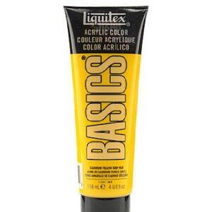 Liquitex Basics Acrylics Colors cadmium yellow deep hue 4 oz. tube [PACK OF 3 ]