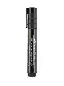 faber-castell pitt big brush artist pens black 199 [pack of 4 ]