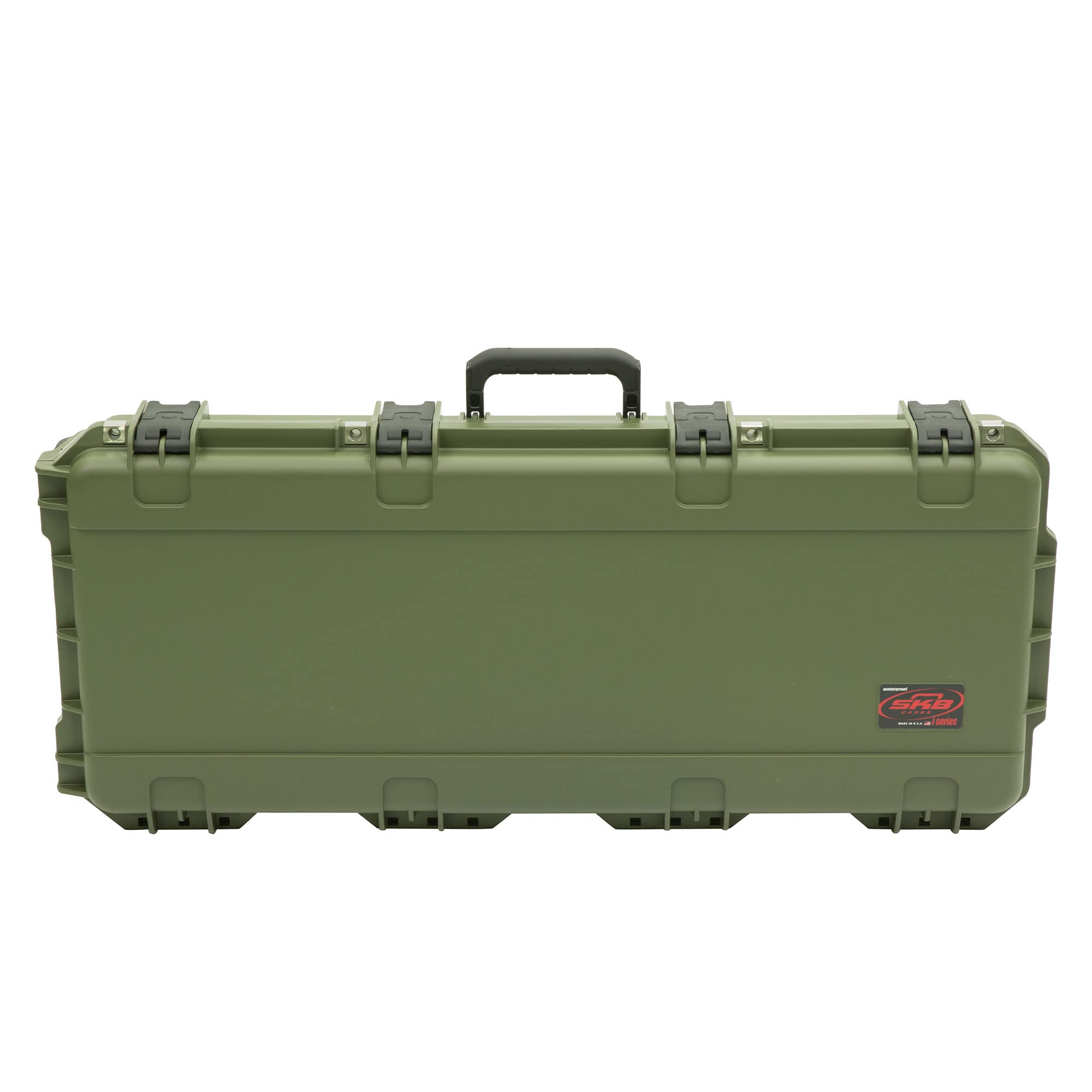 SKB Cases iSeries Utility Crossbow Hard Case Exterior for Bow and Arrow with Wheels, Swivel Handle & Release Latches, Archery Accessories, Green