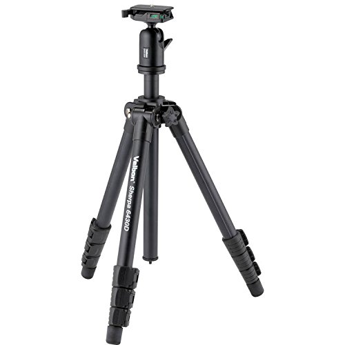 Velbon Sherpa 6430D Aluminum 4-Sections Tripod, Sherpa Sherpa 6430D