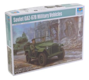 trumpeter soviet gaz-67b military vehicle model kit