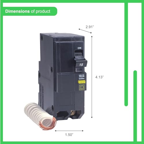 Square D by Schneider Electric Square D - QO260GFICP QO 60-Amp Two-Pole GFCI Breaker