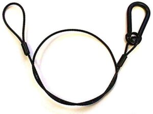 18" black safety cable lighting accessory, 25 bundle