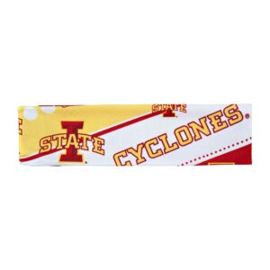 littlearth unisex-adult ncaa iowa state cyclones stretch headband, team color, one size, (100413-iasu-1)