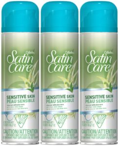 gillette satin care sensitive skin shave gel - 7 oz - 3 pk