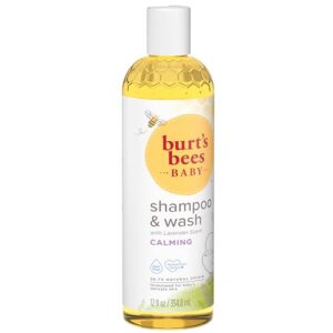 Burt's Bees Baby Calming Shampoo and Wash with Lavender, Tear-Free, 12 Fluid Ounces