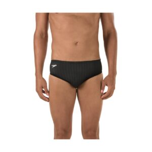 speedo 705032 mens aquablade brief(adult), black, 34