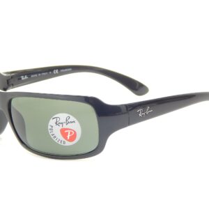 New Ray Ban RB4075 601/58 Glossy Black/G-15 XLT Polarized 61mm Sunglasses