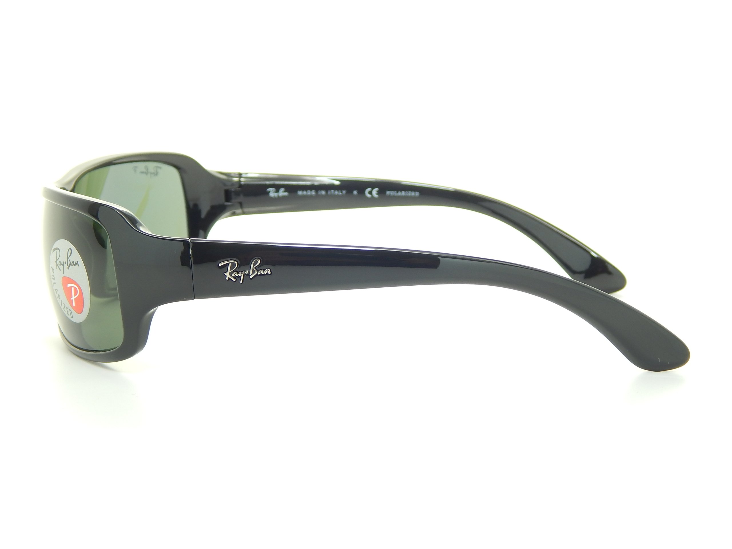 New Ray Ban RB4075 601/58 Glossy Black/G-15 XLT Polarized 61mm Sunglasses