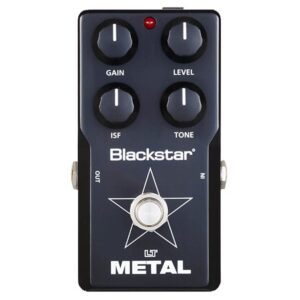 blackstar lt metal distortion electric guitar effects compact stompbox pedal (lt-metal), black (310418)