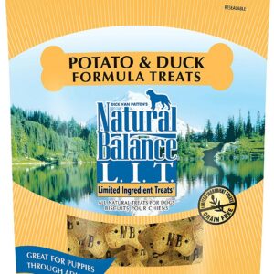 Natural Balance Limited Ingredient Dog Treats Potato & Duck Formula, 14 oz, 3 Pack