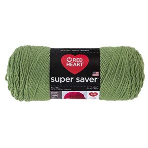 red heart super saver yarn 624 tea leaf