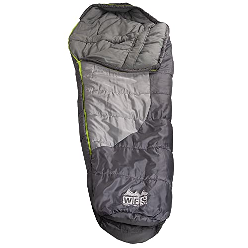 World Famous Sports 15 Degree Mummy Sleeping Bag , Blue