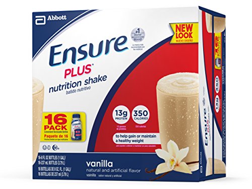 Ensure Plus Nutrition Shake, Vanilla, 8 ounces, 16 count