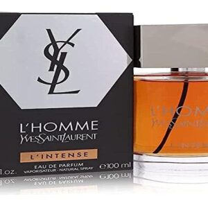 Yves Saint Laurent L'homme Intense for Men Eau De Parfum Spray, 3.3 Fluid Ounce