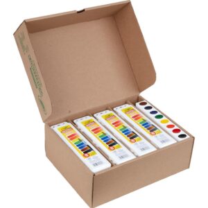 Crayola Watercolors Classpack, Bulk Paint Set For Kids, 24 Trays & 12 Refills, School Supplies