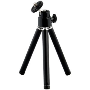 JacobsParts 7" Lightweight Mini Tripod with Pan Tilt Head for Digital Cameras and Camcorders