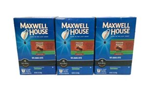 maxwell house decaf house blend k-cup coffee pods 12 ct (pack of 3)