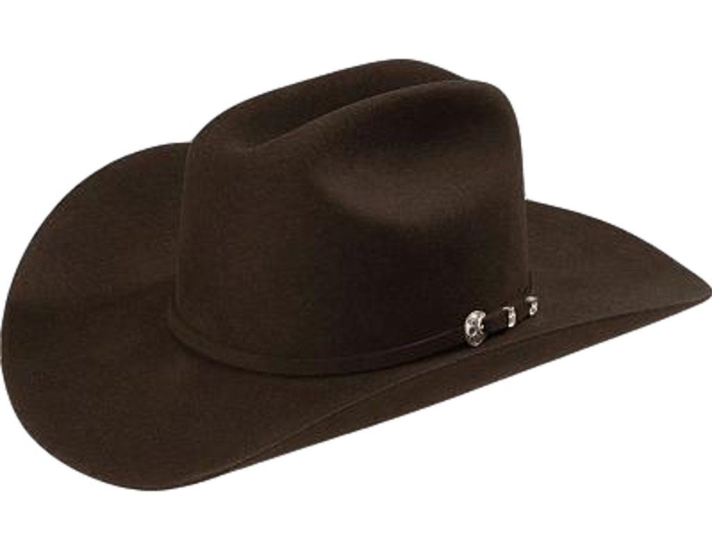 Stetson Men's 4X Corral Wool Felt Cowboy Hat Chocolate 7 1/8