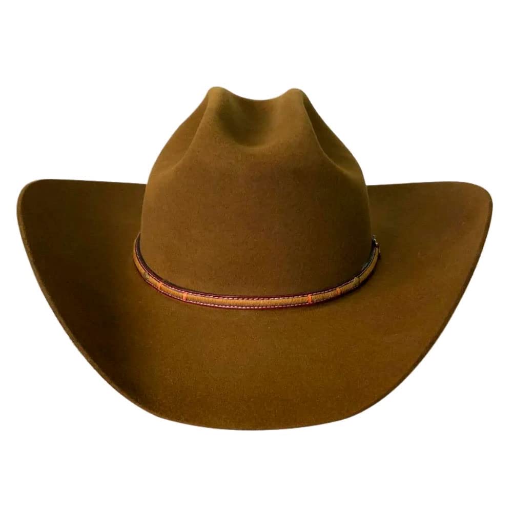 Stetson Men's 4X Powder River Felt Pinch Front Cowboy Hat (Mink, 7 3/8)