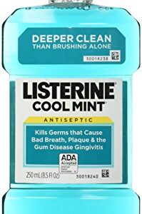 Listerine Antiseptic Mouthwash Coolmint, COOLMINT 250ml 8.5 Fl Oz (Pack of 3)