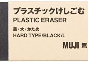 JAPAN MUJI Eraser Black Collection Large Size