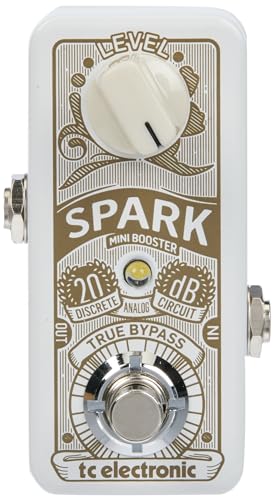 TC Electronic SPARK MINI BOOSTER Ultra-Compact Booster Pedal with PrimeTime Switching and Fully Analog Design