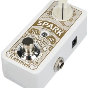 TC Electronic SPARK MINI BOOSTER Ultra-Compact Booster Pedal with PrimeTime Switching and Fully Analog Design